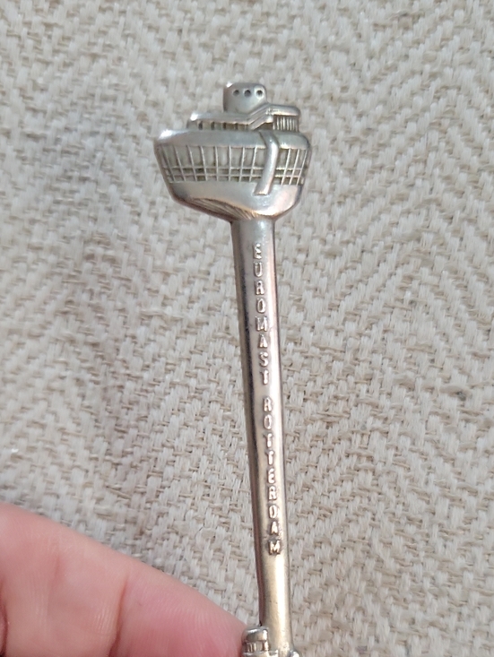 Gero | Dining | Vintage Rotterdam Euromast Tower Souvenir Spoon Silver ...